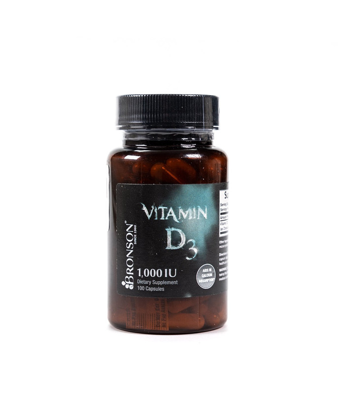 BRONSON VITAMIN D3 1,000 IU 100 CAPSULES | Rosh Medical Company